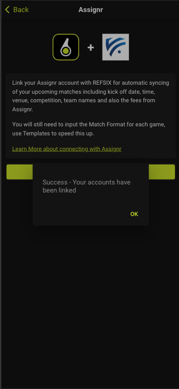 Integration with Assignr – REFSIX
